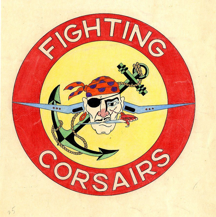 VMF-215 Fighting Corsairs F4U pirate Disney produced via USMC museum ...