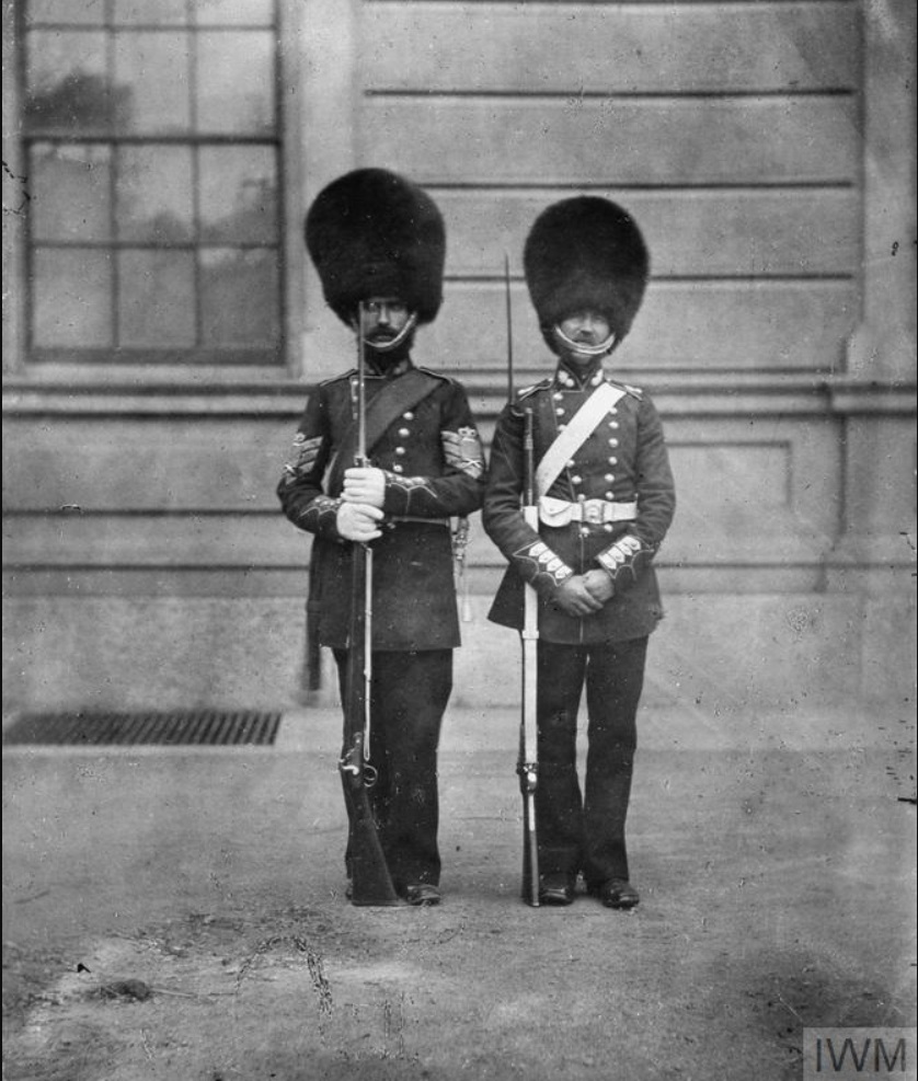 British Colour Sergeant and Private of the Grenadier Guards 1855 ...