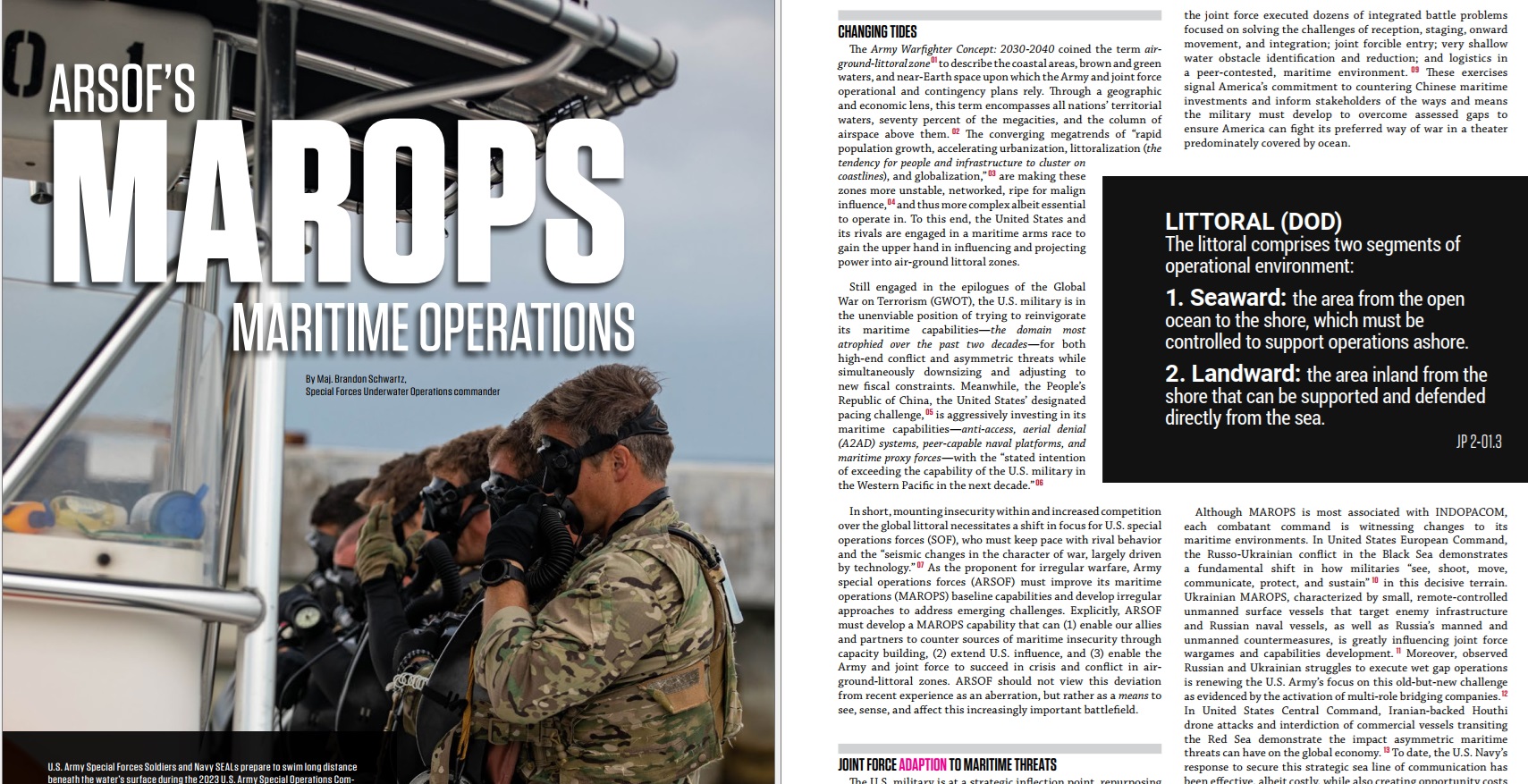 Latest ARSOF Special Warfare Issue | laststandonzombieisland