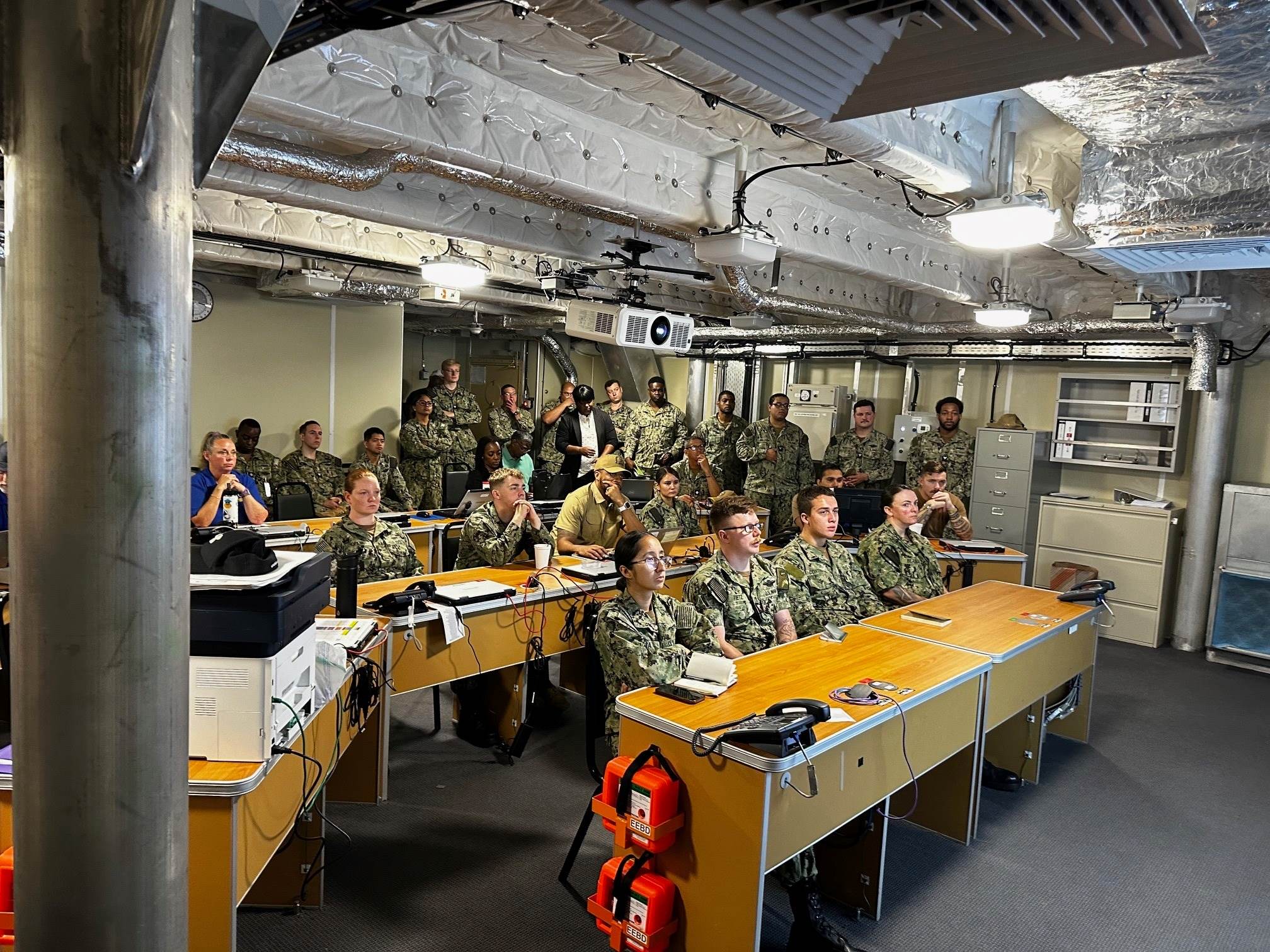 Expeditionary Medical Unit (EMU) aboard the first EPF Flight II USNS ...