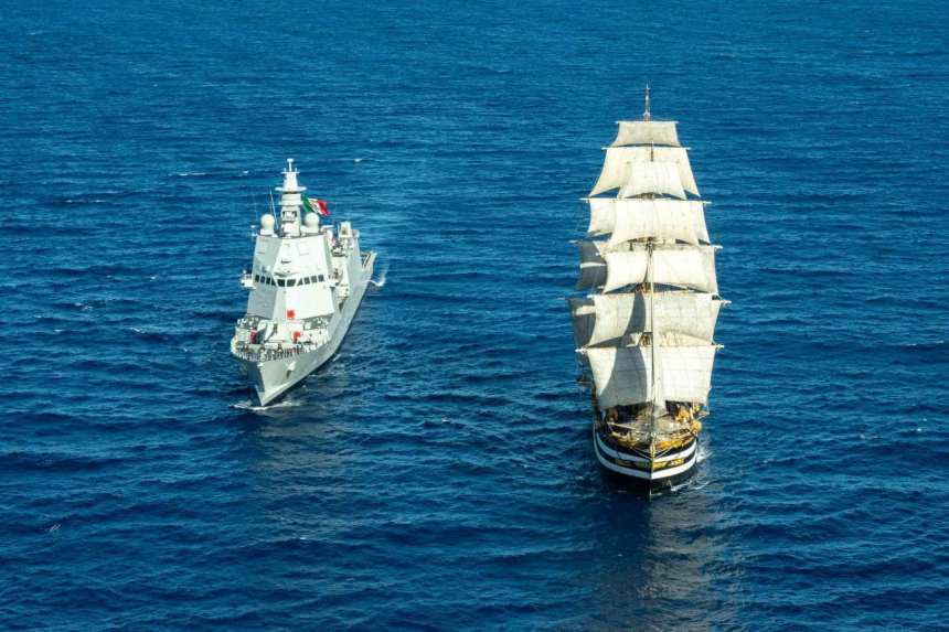 sail training ship Amerigo Vespucci | laststandonzombieisland