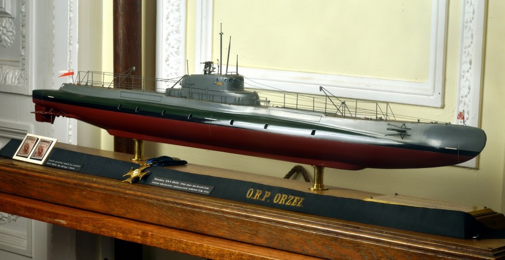 Model of ORP Orzel presented by her Dutch constructors De Schelde 1938 ...