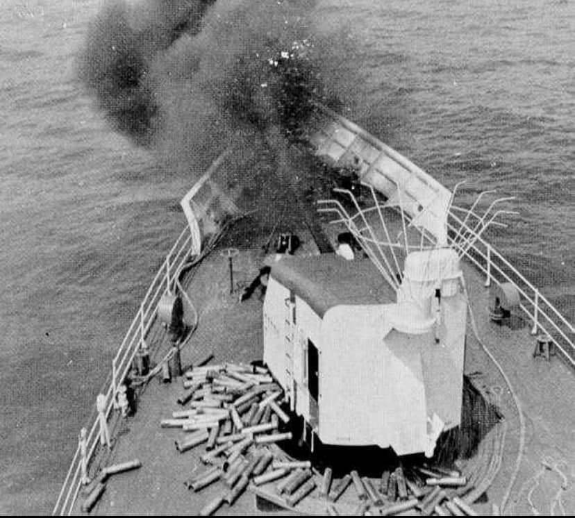 5 inch 38 Coast Guard cutter 378 Vietnam Hamilton class NGFS ...