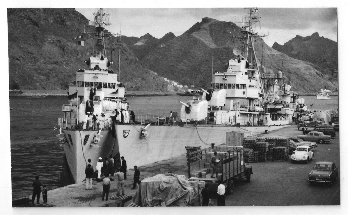 German Fletcher class destroyers 1950s Zerstörer 4, formerly USS ...
