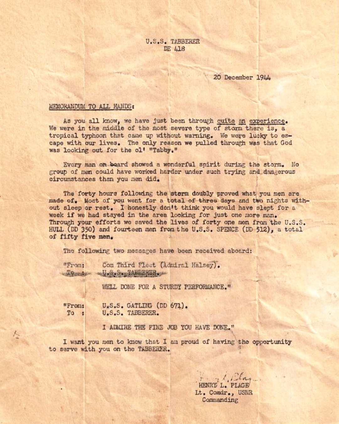 Tabberer December 20 1944 | laststandonzombieisland