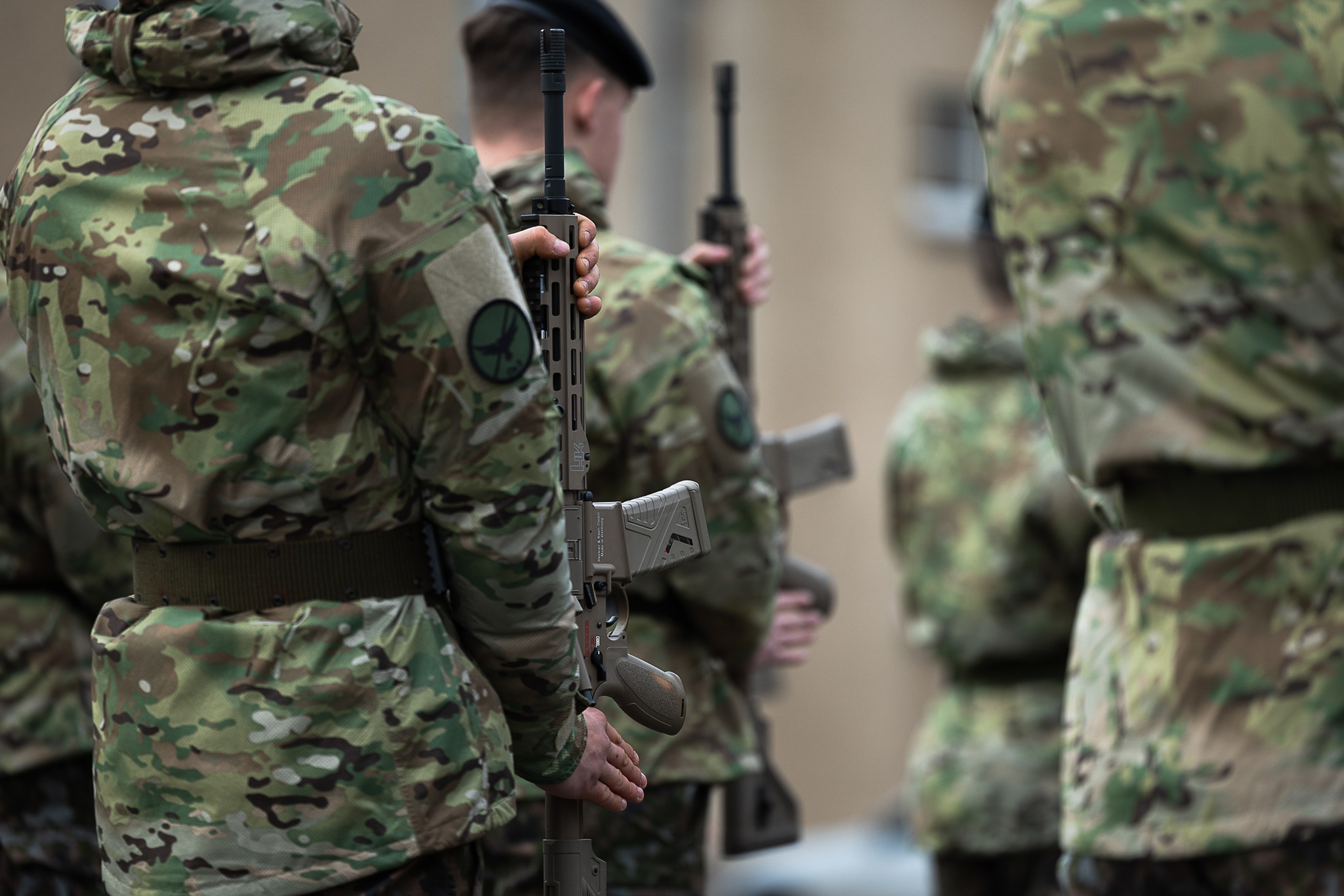 Luxembourg HK416 A7 Lëtzebuerger Armei training February 2025 a ...