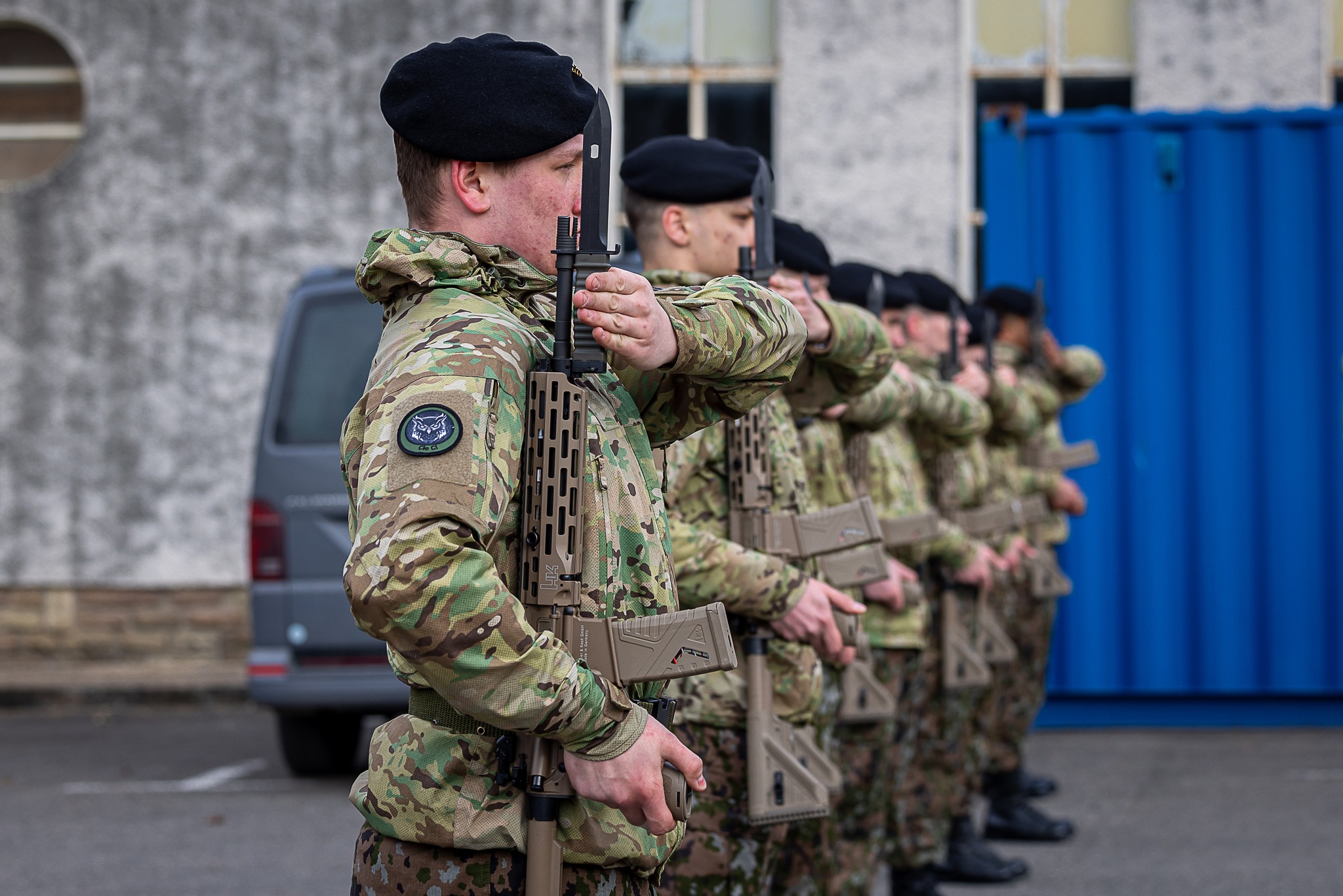 Luxembourg HK416 A7 Lëtzebuerger Armei training February 2025 e ...
