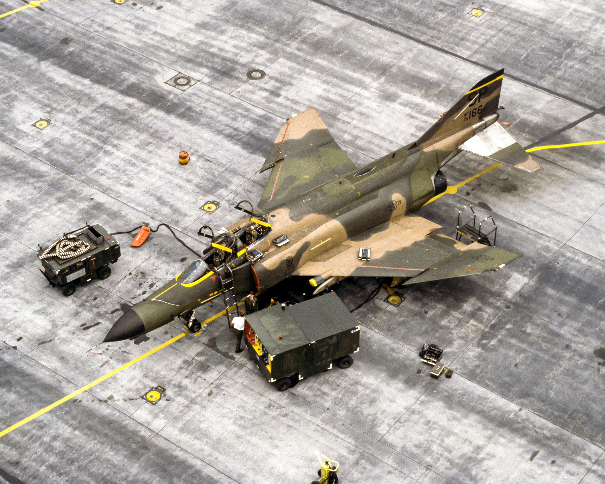 USAF 81TFS 52TFW F-4E Phantom II Spangdahlem Germany 1985 DFST8511926 ...