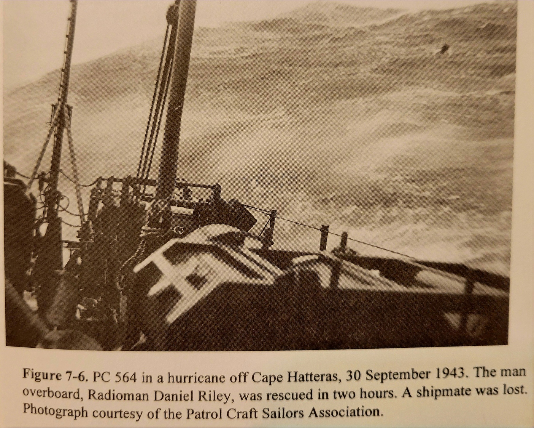 PC-564 Tropical Storm 7 Sept 1943 cape hatteras | laststandonzombieisland