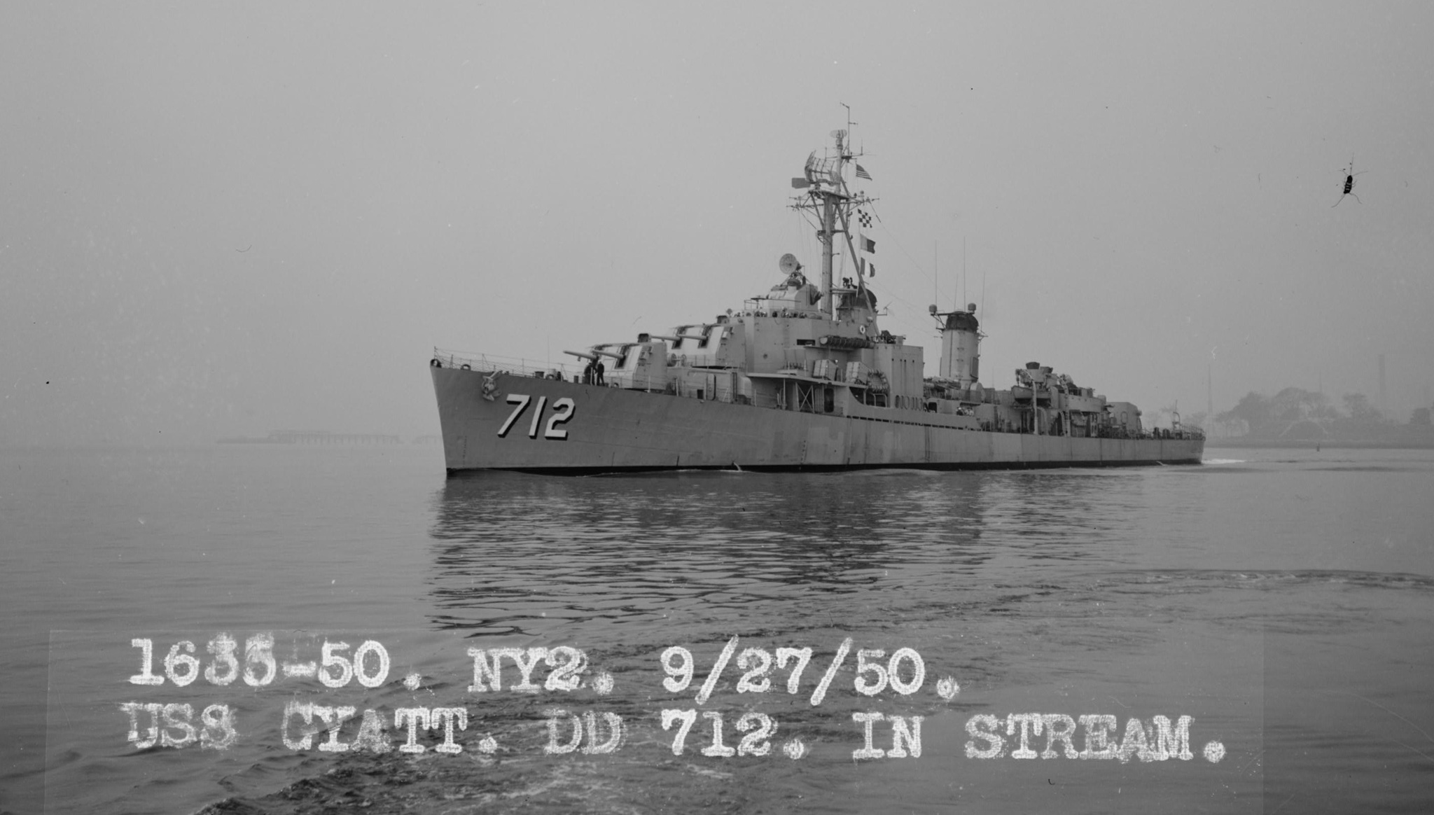 DD-712 Gyatt 27 September 1950 NARA 24743163 | laststandonzombieisland