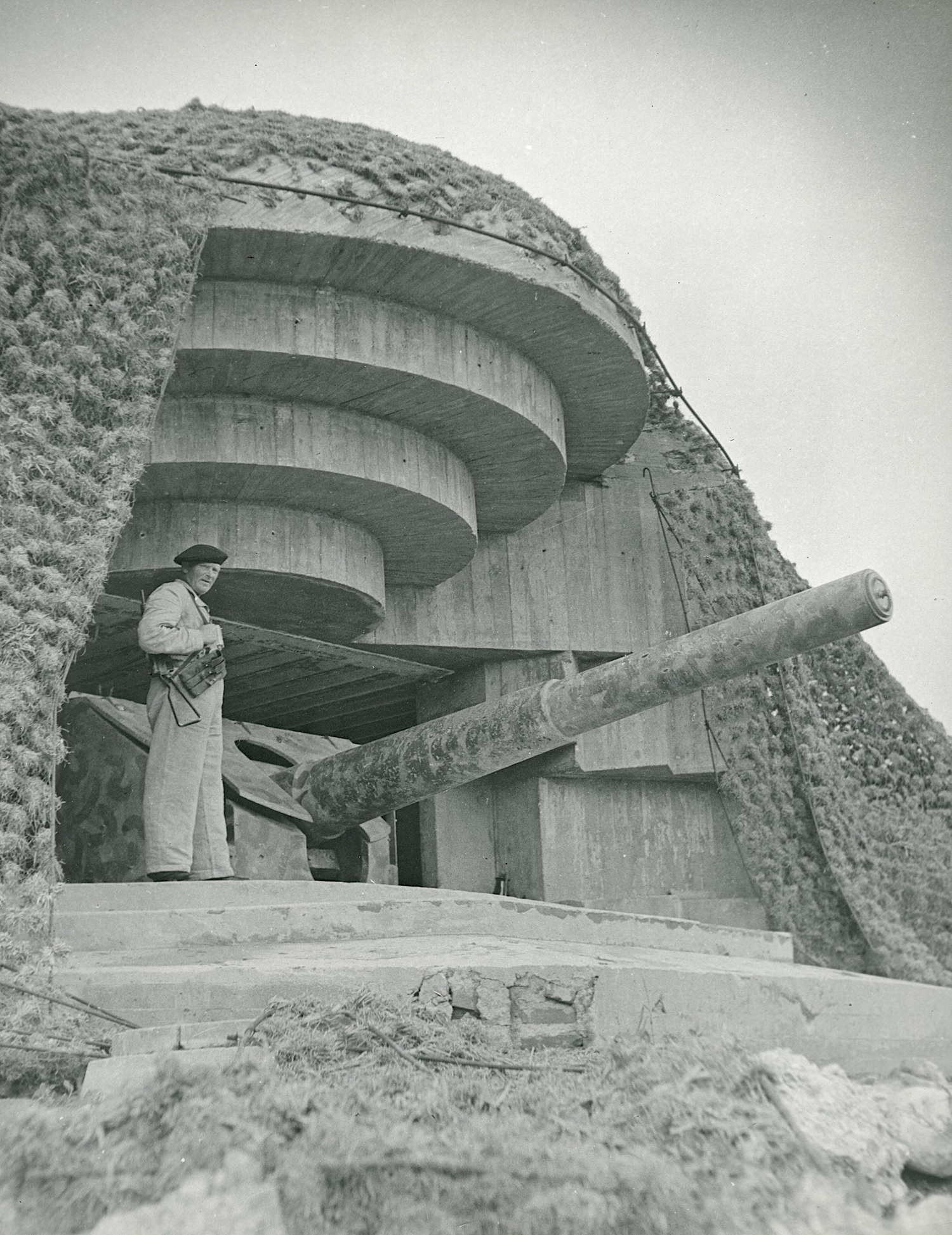 15cm Niels Juel emplaced at Frederikshavn FHM-210592 ...