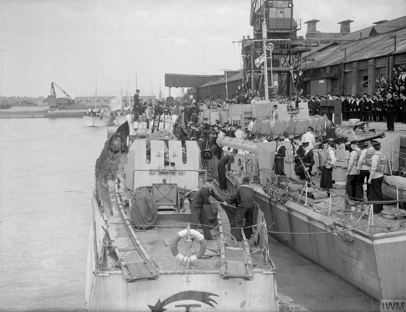 German E-Boats S-Boot Schnellboot torpedo boat surrender HMS Beehive ...
