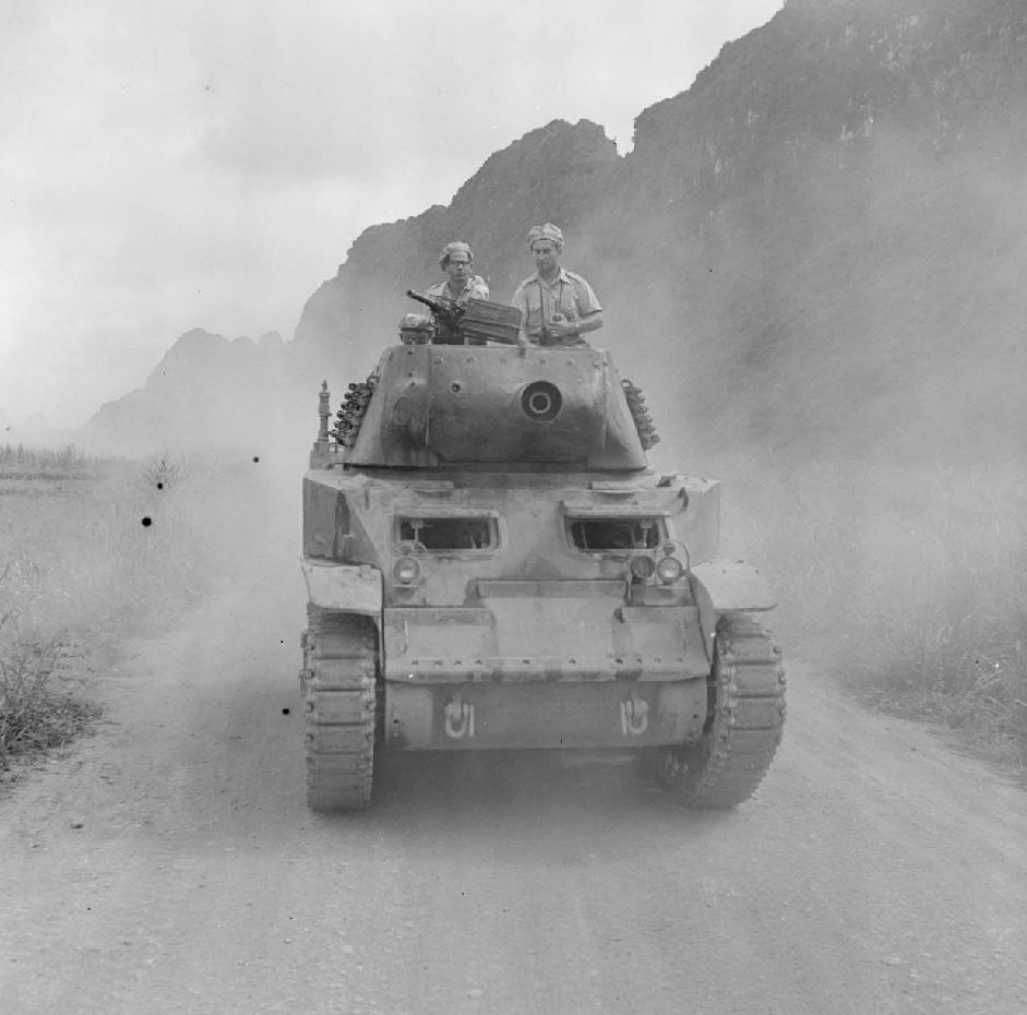 M8 Scott 75mm gun motor carrier French Indochina May 1952 ...