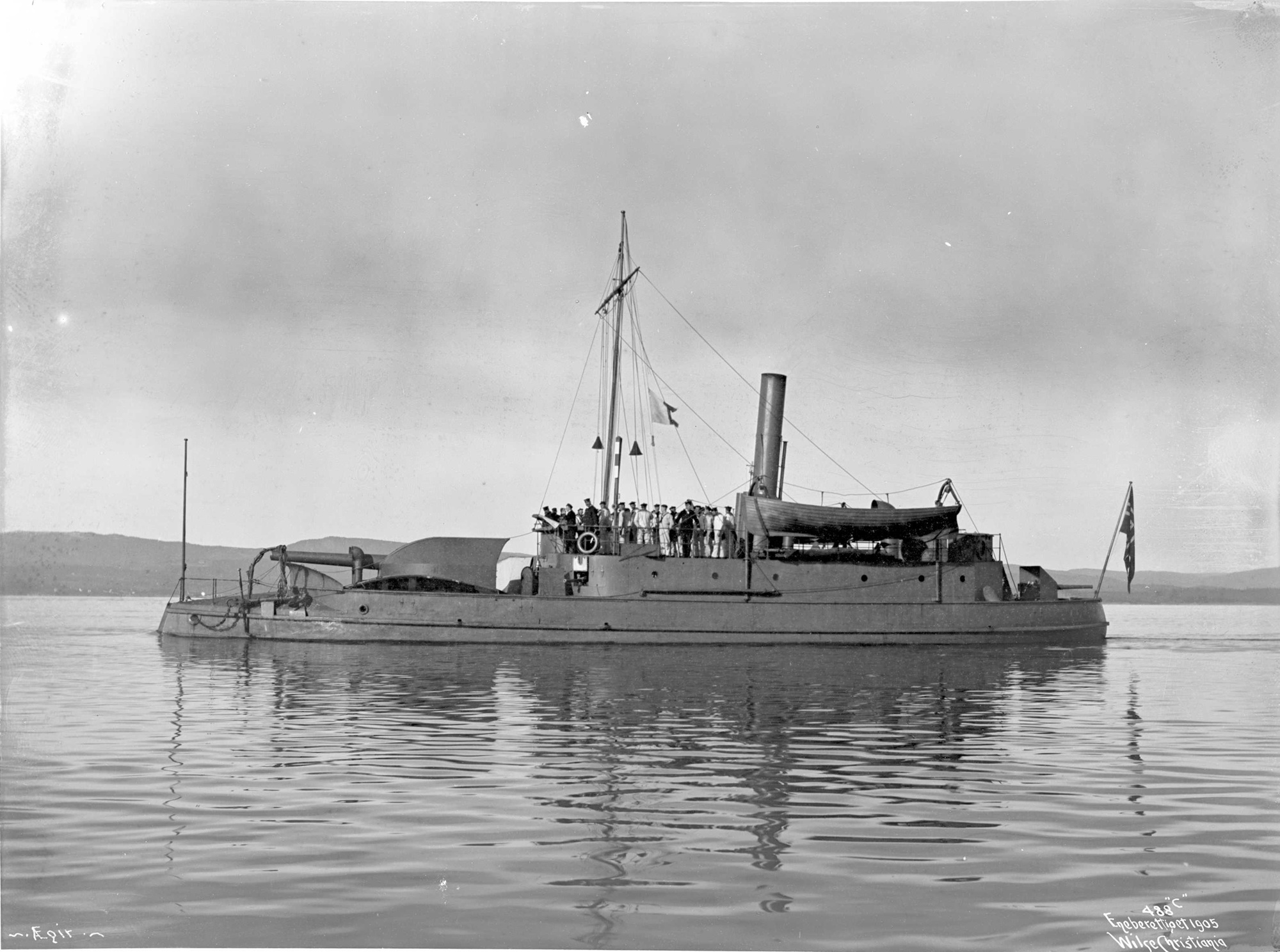 2de klasse kanonbåt Æger 1893, Karljohansvern Verft Horten NSM.000460 ...