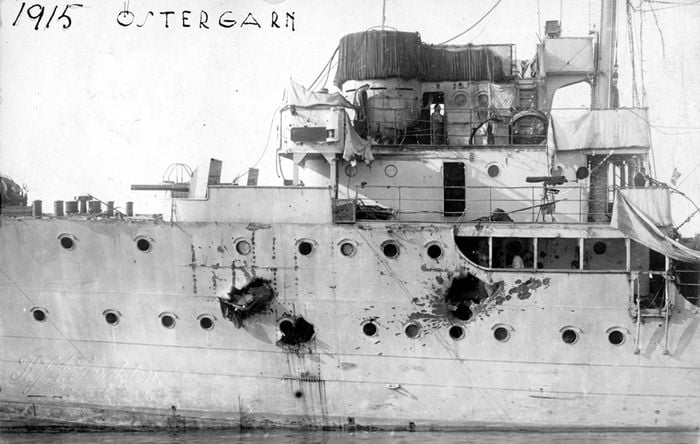 German minelayer SMS Albatross damaged | laststandonzombieisland