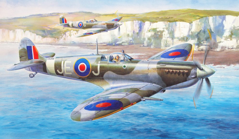 Masami Onishi Tamiya model kit company military box art RAF Canadian ...