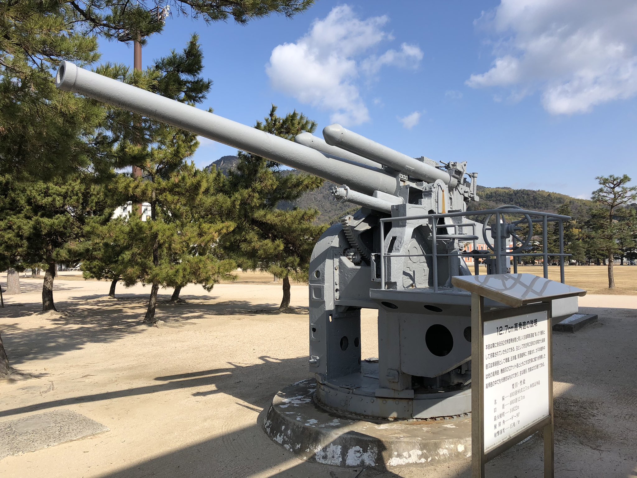 Nashi 40-caliber Type 89 12.7 cm anti-aircraft gun | laststandonzombieisland
