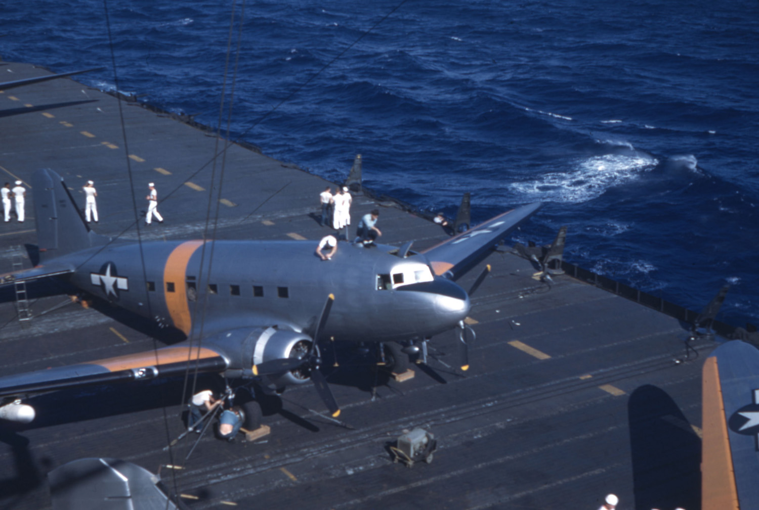 R4D Skytrain USS Philippine Sea High Jump 1947 | laststandonzombieisland