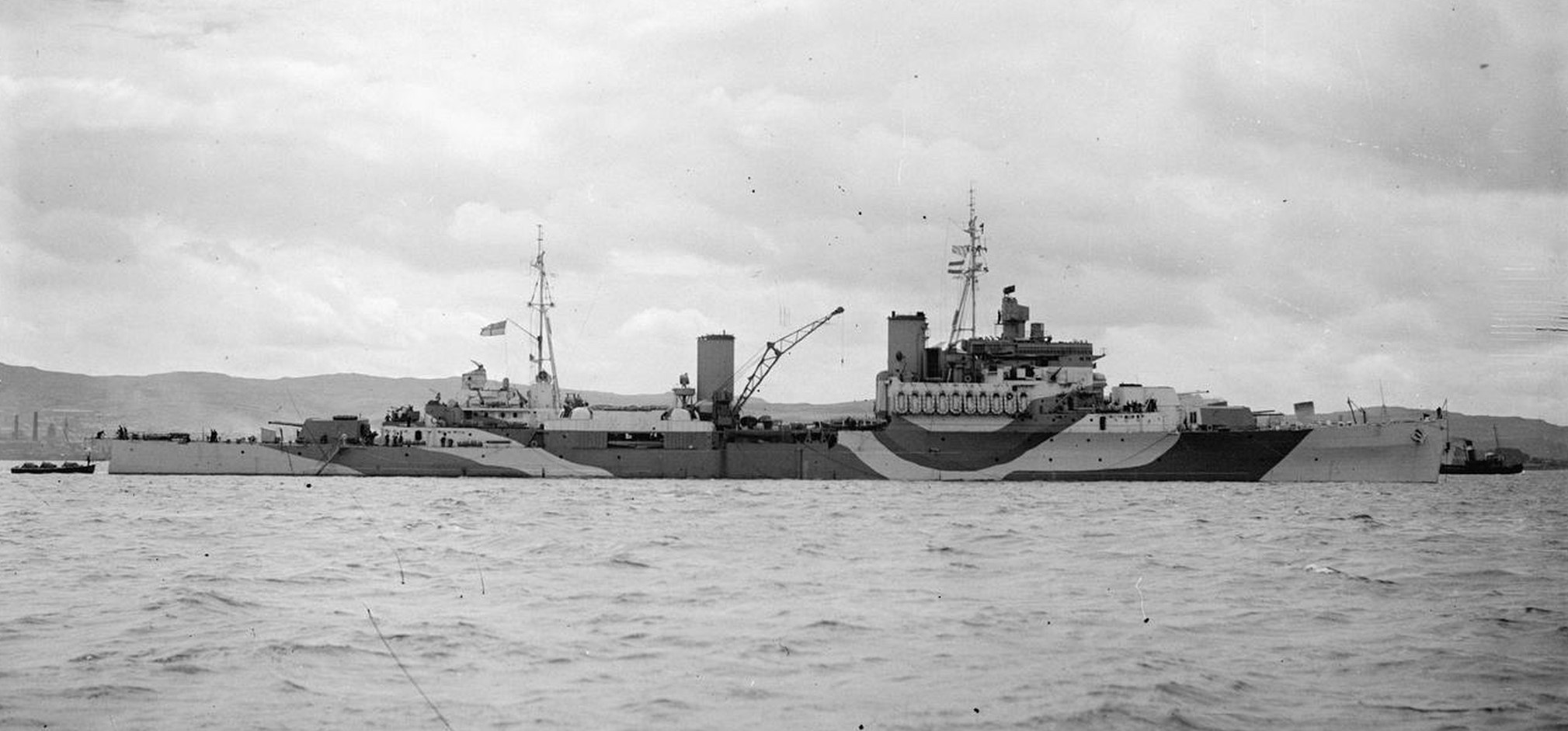 light cruiser HMS Ceylon 9 July 1943 Greenock IWM (A 17911 ...