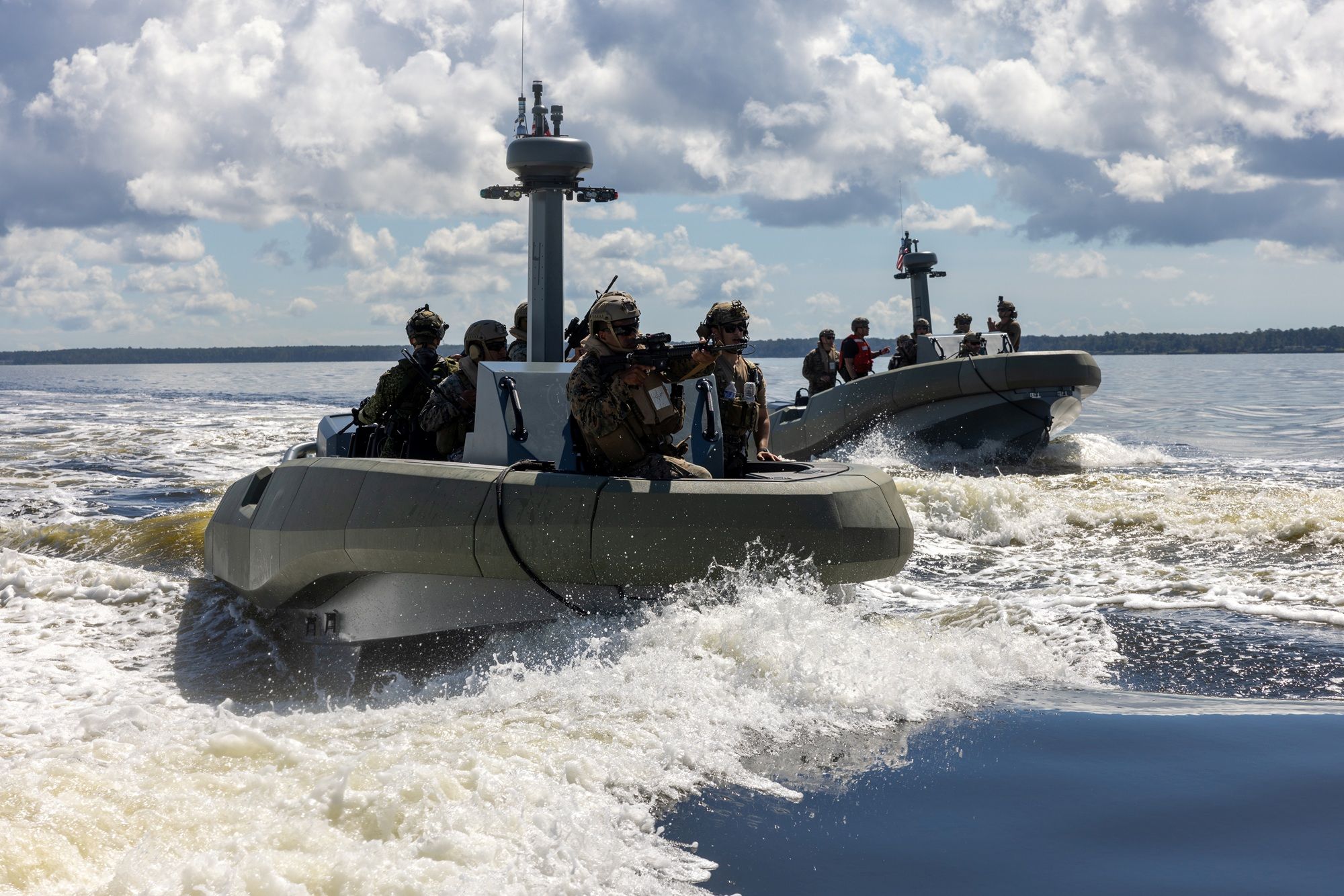 Marine Experimental Recon, Narco Boats Break Cover during UNITAS ...