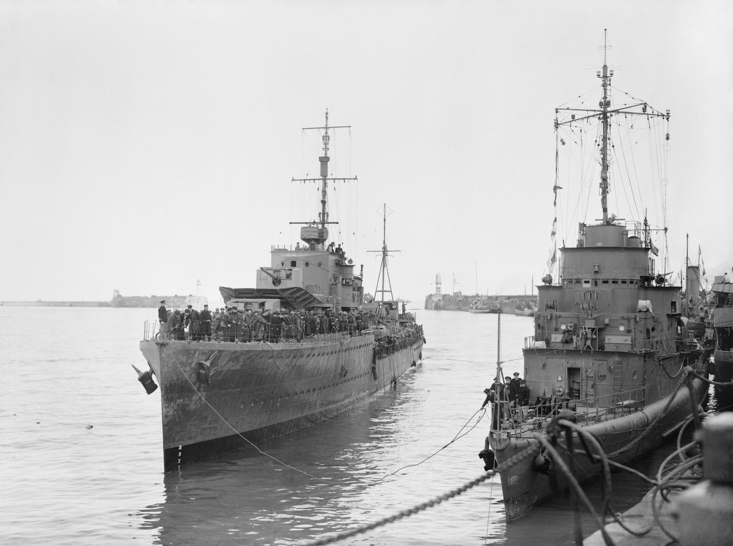 HMS Harvester, HMS Havant, HMS Icarus, HMS Impulsive, HMS Intrepid ...