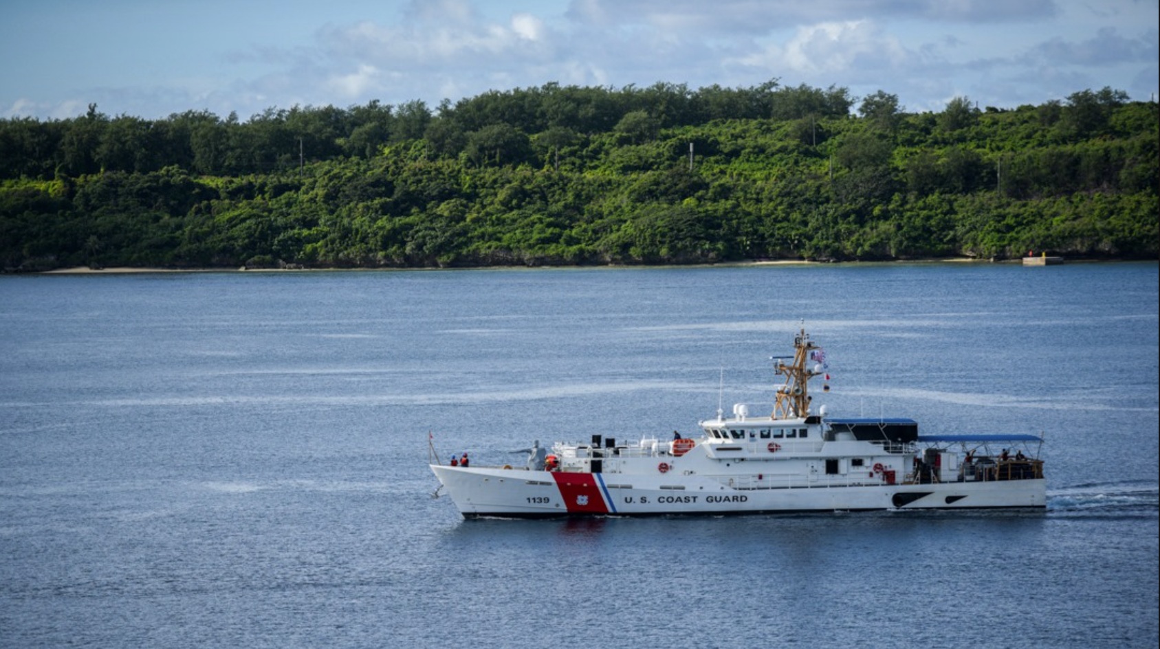 24 September 2020 Coast Guard Cutter Myrtle Hazard (WPC 1139) enters ...