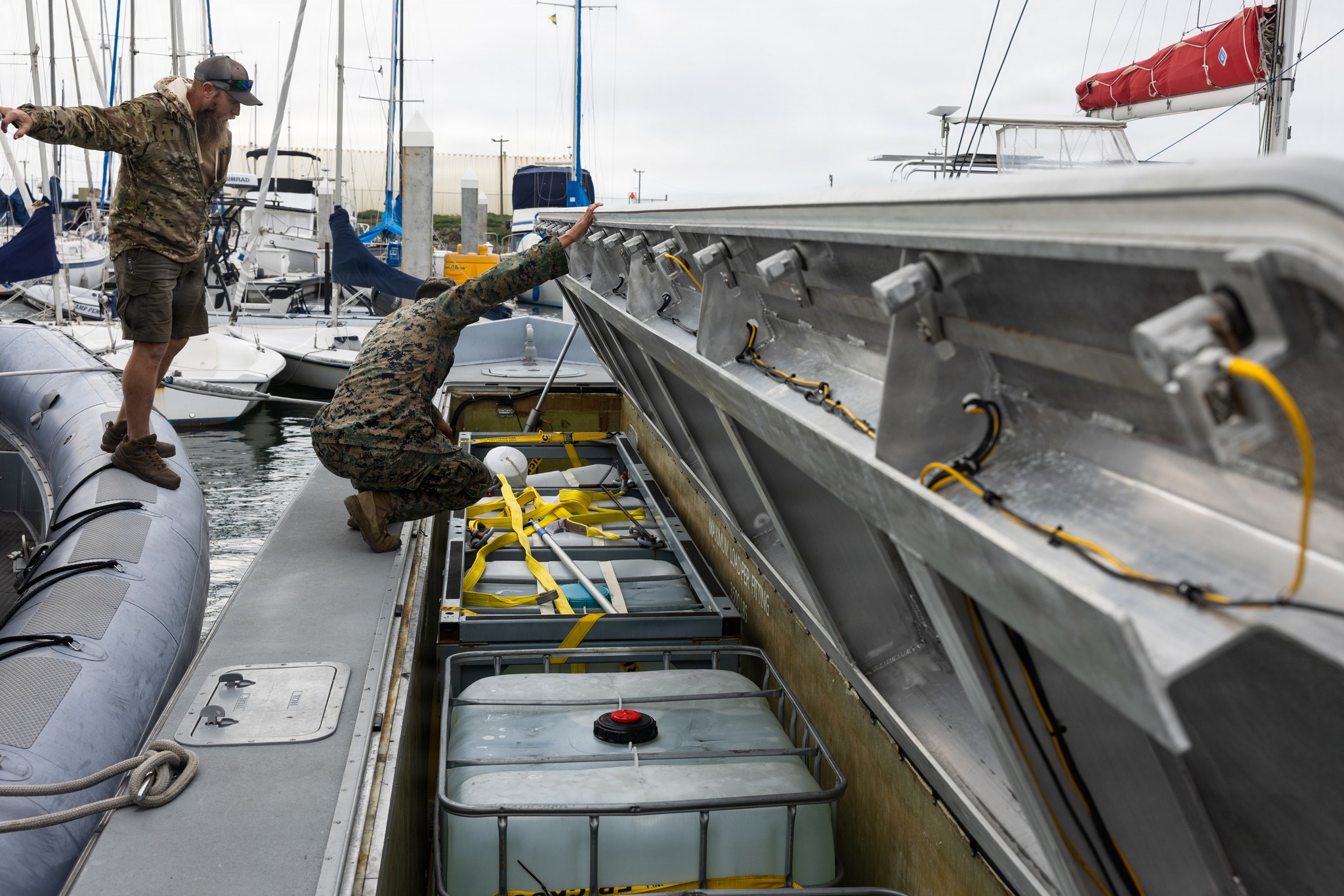 1st Marine Logistics Group Marines tested an Autonomous Low-Profile ...
