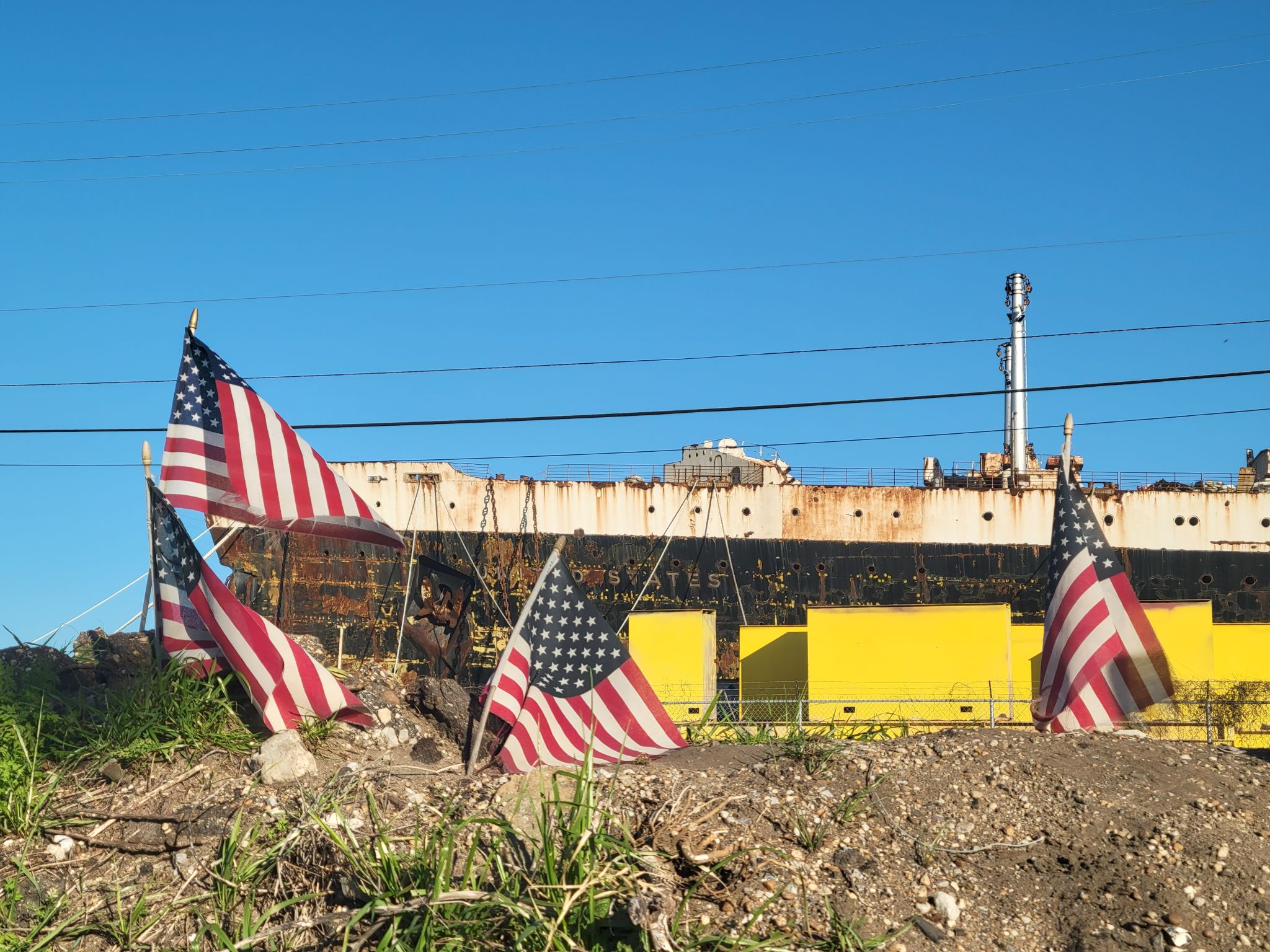 The old brig and the SS US | laststandonzombieisland