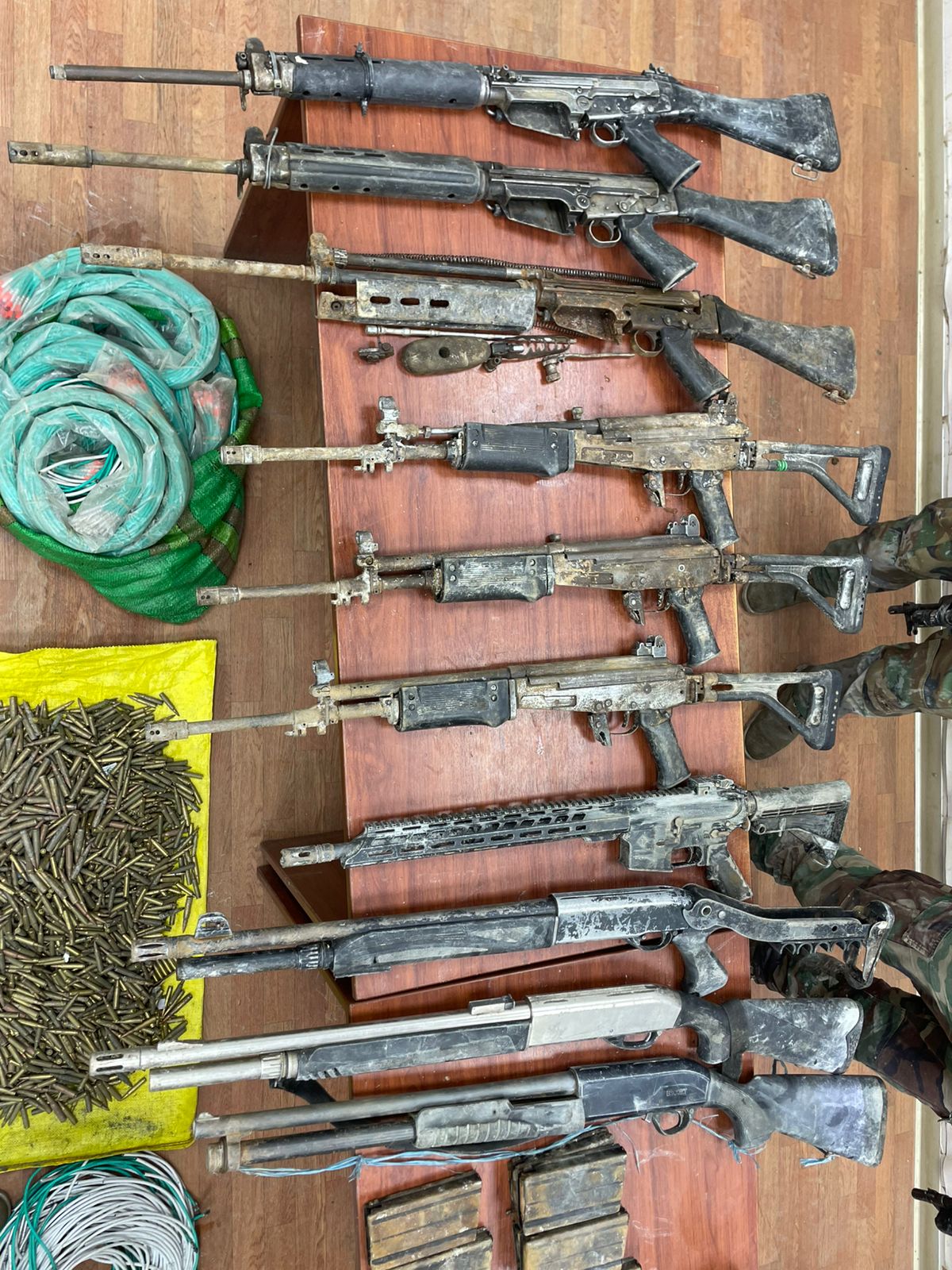 Peru captured guns Operación Águila Dorada | laststandonzombieisland